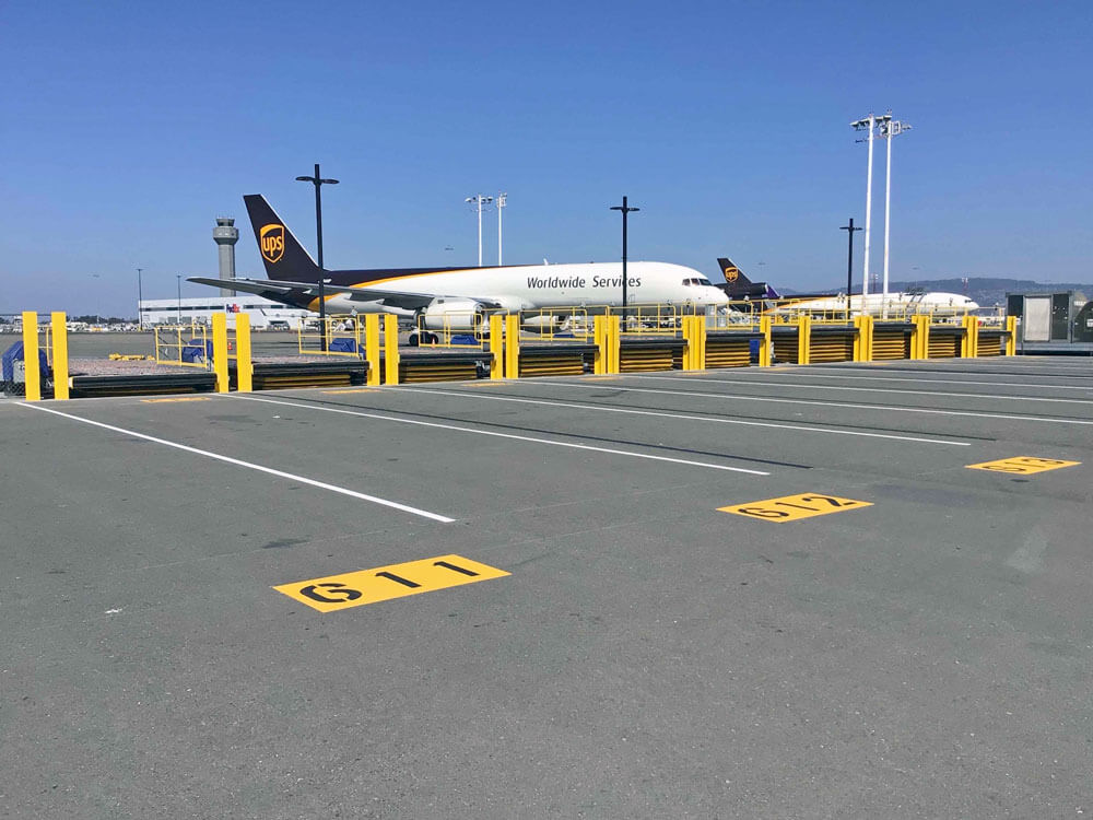 air parcel jet with air cargo handing equipment - SilMan Industries